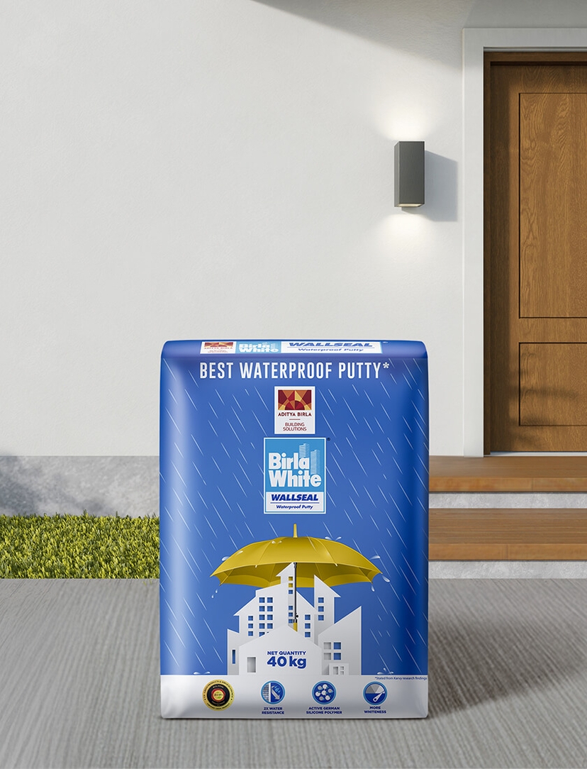 Wallseal Waterproof Wall Putty for Exterior Walls